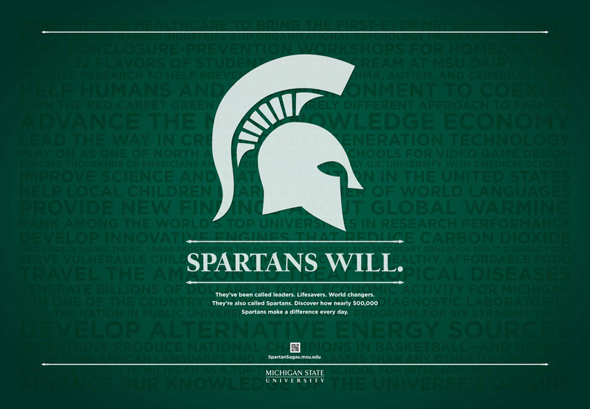 'Spartans's Will': MSU Rebrands Itself to Refocus Public Image ...